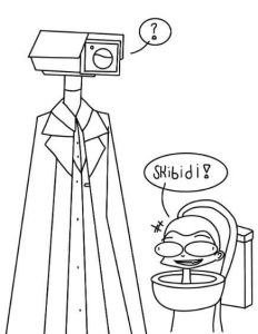 230+ Tranh tô màu Titan Cameraman trong Skibidi Toilet