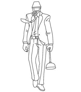 230+ Tranh tô màu Titan Cameraman trong Skibidi Toilet