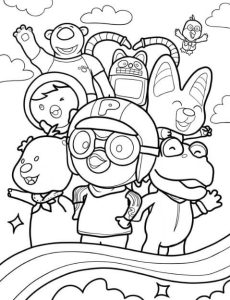 Khám phá bộ 228+ tranh tô màu Loopy Cute cho bé - Tô Màu Nét